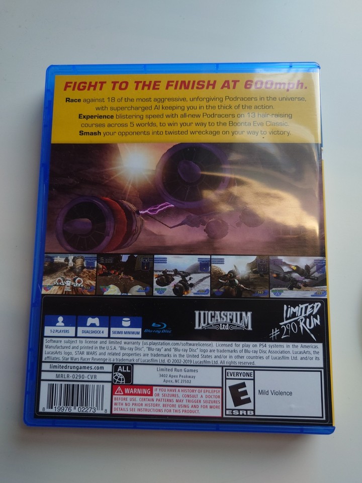 Star Wars Racer Revenge PS4 PS5 Limited Run Games #177 | eBay UK