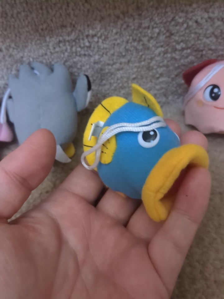 Kirby Dream Land 3 Kine Coo Plush Toy Set Strap Bandai 1998 HAL Japan ...