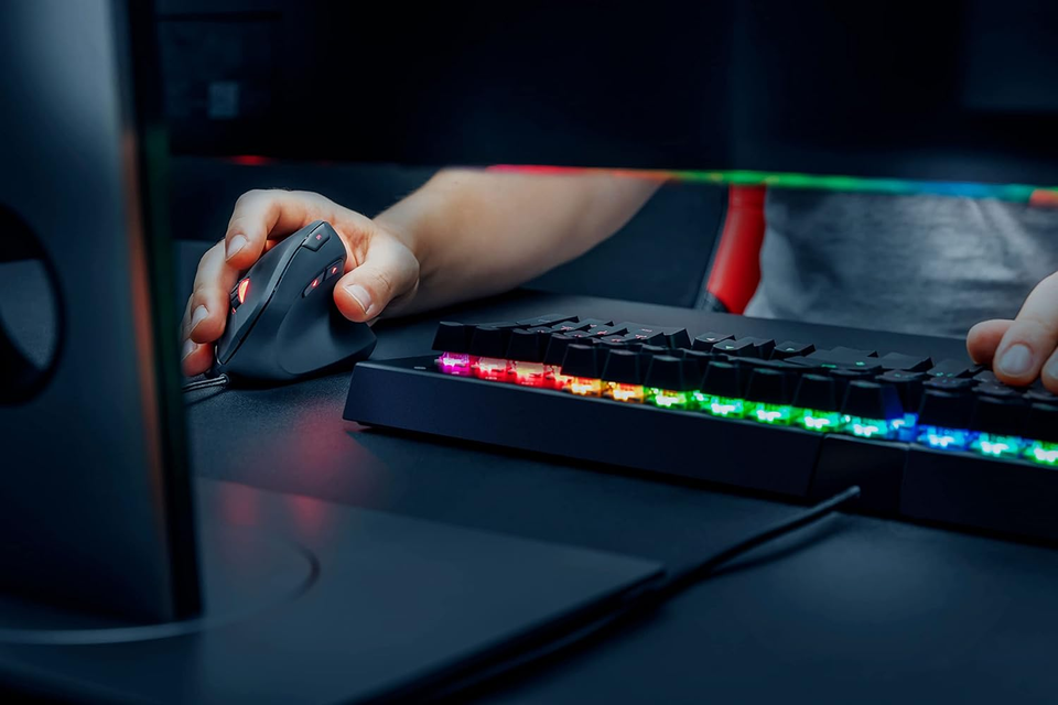 Gxtrust 144 Rexx Mouse Verticale Ergonomico, 250-10000 DPI, RGB Mouse ...