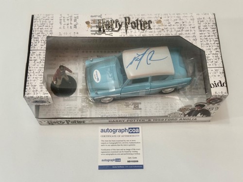 Daniel Radcliffe Signed Harry Potter Flying Car Ford Anglia 1:24 Jada ...