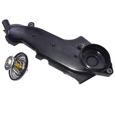 Coolant Thermostat &Housing Set For Audi A6 Allroad Quattro VW Passat ...