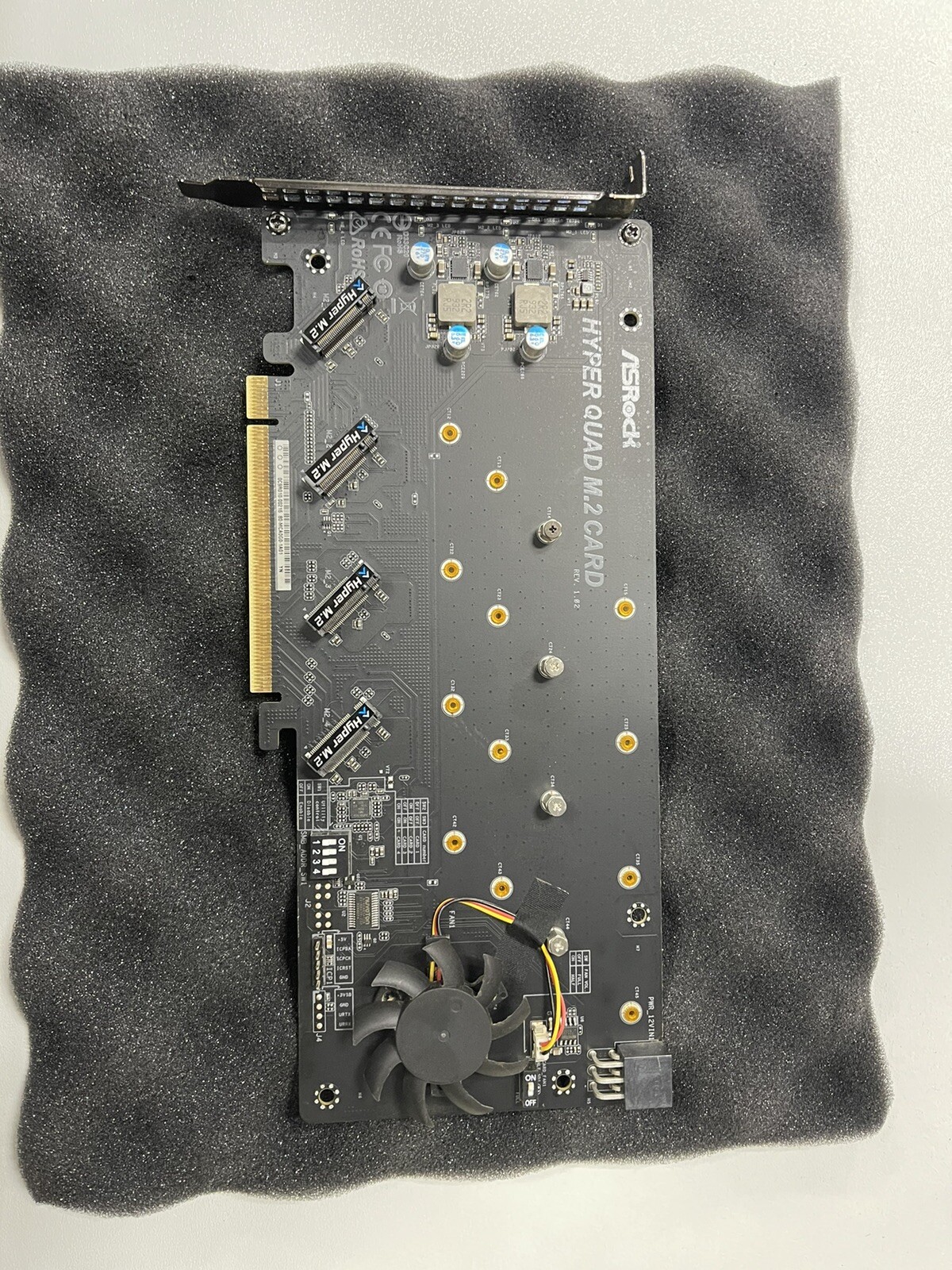 Asrock hyper quad m.2 card, 80-MCA0G0-1A01 YN | eBay UK