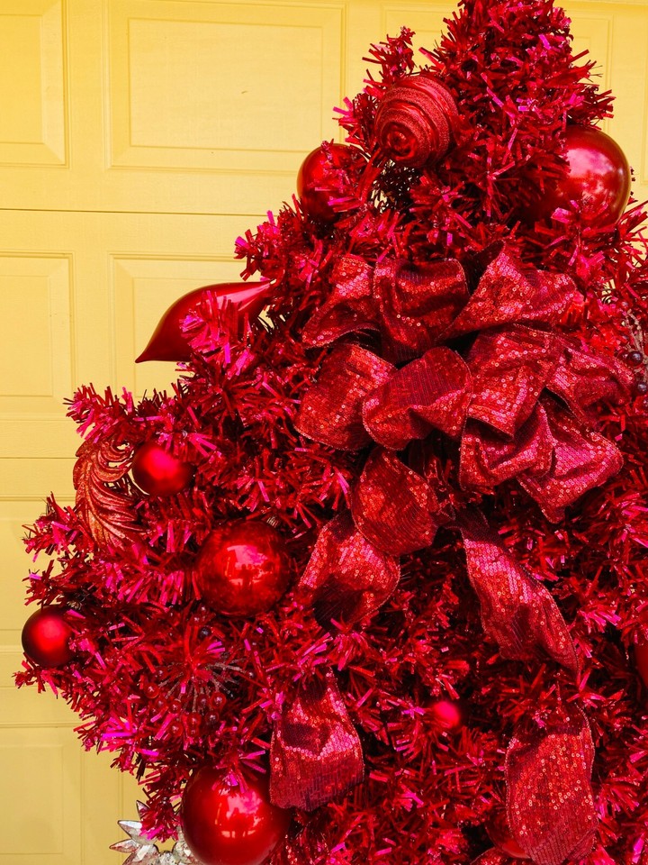 Disney EPCOT Christmas Prop Teardrop Swag Garland Red Large Hanging ...