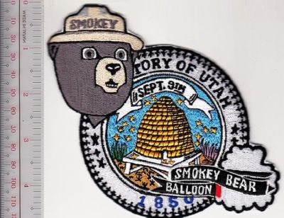Smokey the Bear USFS Balloon Over Utah Balloon US Forest Service USFS ...