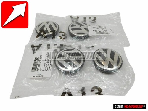 4x Original VW Alloy Wheel Centre Cap - 1J0601171 XRW | eBay