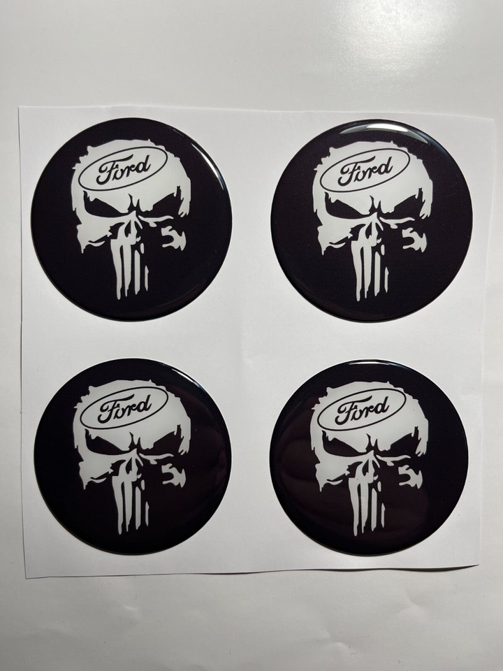4x Ford Decals Center Wheel Cap Self-Adhesive Emblems Rims Logo ...