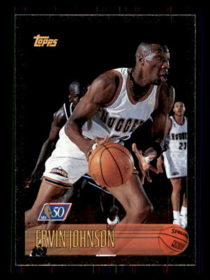 1996 Basketball Topps Ervin Johnson Denver Nuggets #119 NBA 50 | eBay