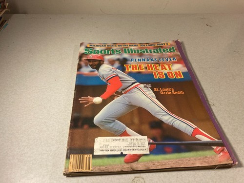 September 23 1985 Sports Illustrated Magazine St Louis Cardinals Ozzie ...