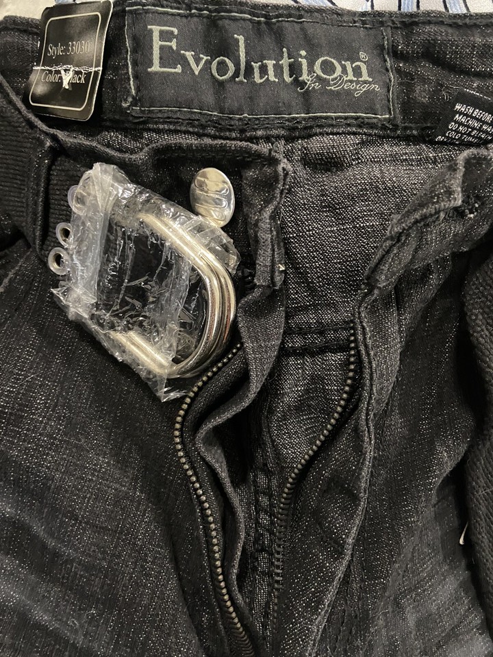 evolution in design jeans Black | eBay