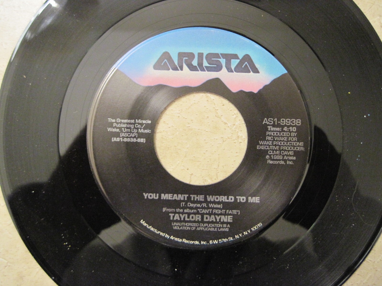 45-rpm-Arista / Taylor Dayne / Love will lead you back / 1989 / VG+ | eBay