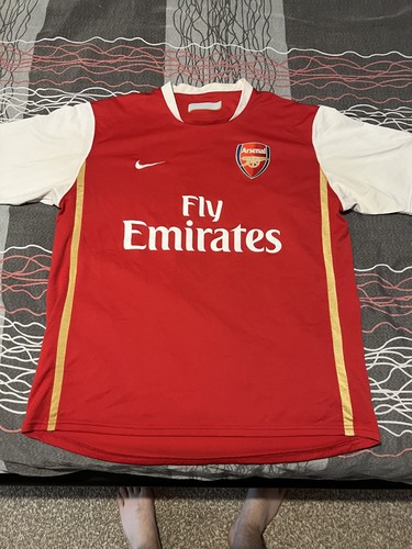 Nike Arsenal 2006/08 Home Football T-Shirt Soccer Jersey Size Large ...