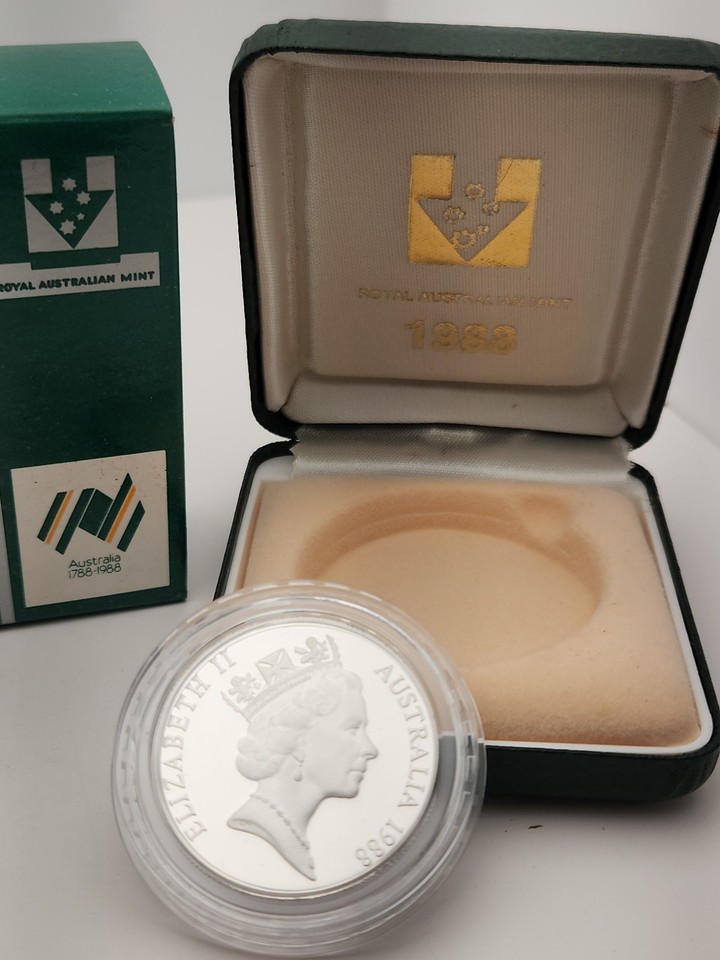 1988 Ten Dollar ($10) Australia Silver Proof Coin Phillips Landing | eBay