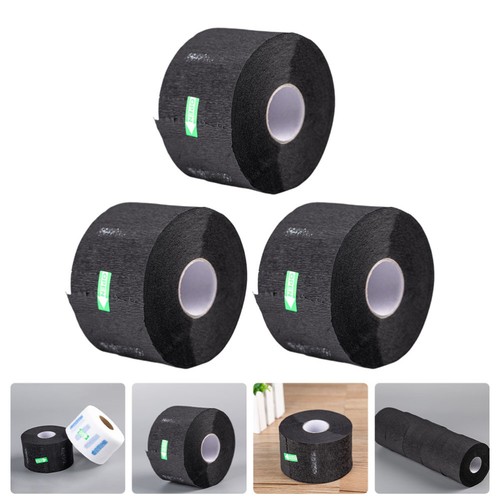 3 Rolls Hairdresser Neck Paper Salon Collars Stretchy Tissue Stylist ...