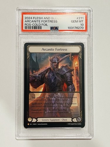 FaB Rosetta - Arcanite Fortress Legendary Cold Foil Extended Art # ...