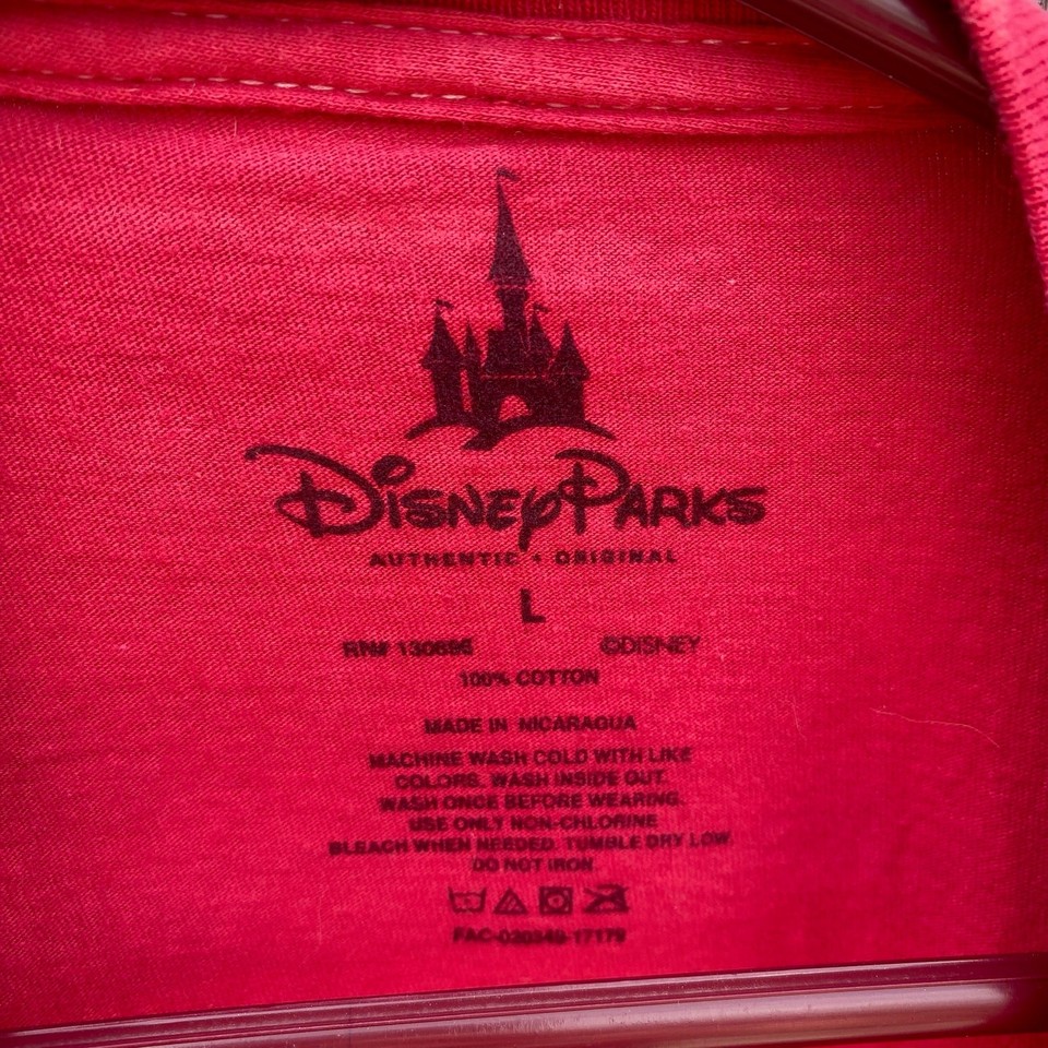 Walt Disney World Mickey Mouse Halloween 2017 bats Red Pink Shirt Women ...