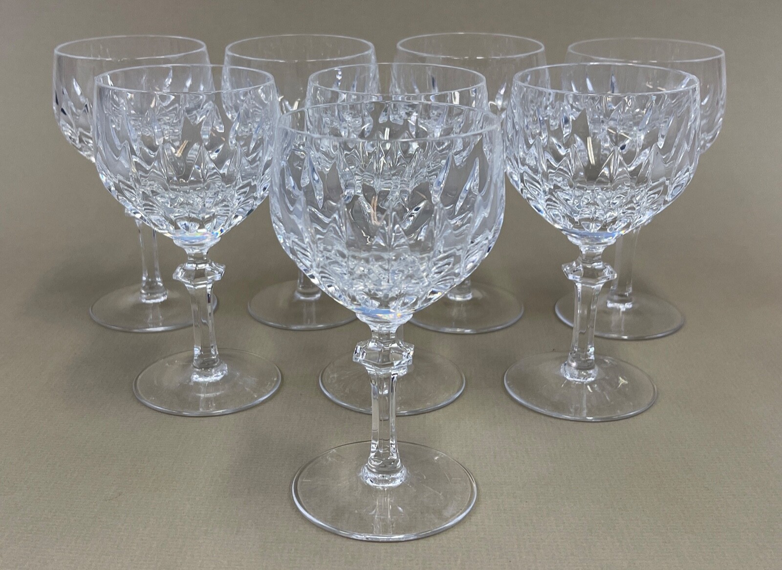 gorham crystal wine glasses la scala (set of 8) 5 1/4" tall 4 oz. | eBay