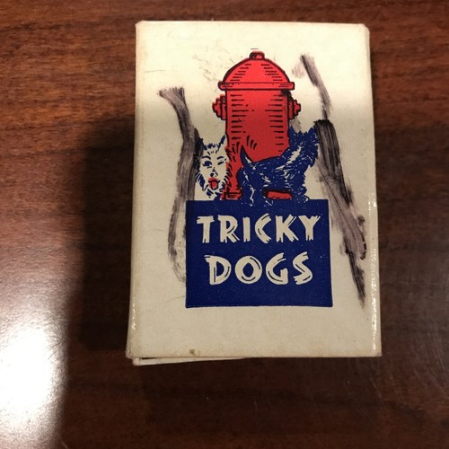 Vintage Tricky Dogs Magnetic Novelty Toy w/ original box Scottish ...