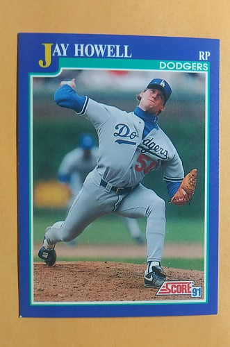 1991 SCORE Baseball Card Jay Howell Los Angeles Dodgers #29 | eBay
