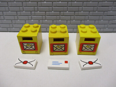 Lego 3x Mailbox / Postbox + 3x Letter City | eBay