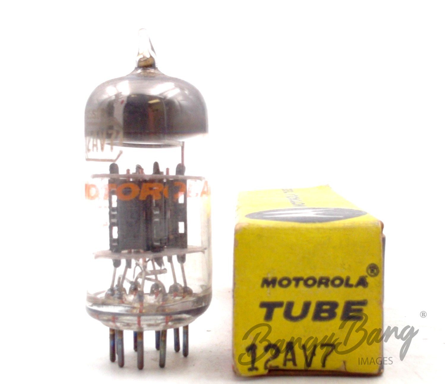 Motorola 12AV7 Twin Triode Oscillator Mixwe VHF TV Audio Vacuum Tube ...