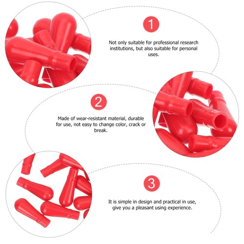 2 Pack Latex Cap Dropper for Labs Liquid Droppers Silicone Glass ...