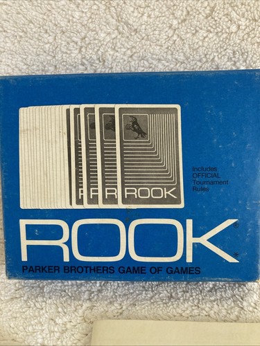 Vintage ROOK Card Game Parker Brothers Four Suit Numerical Complete ...