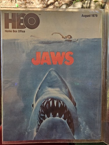 August 1979 HBO Guide Program Rare Vintage Jaws | eBay