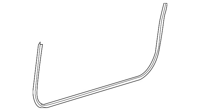 Genuine+Mercedes-Benz+Door+Weather-strip+2387272800+OEM for sale online ...