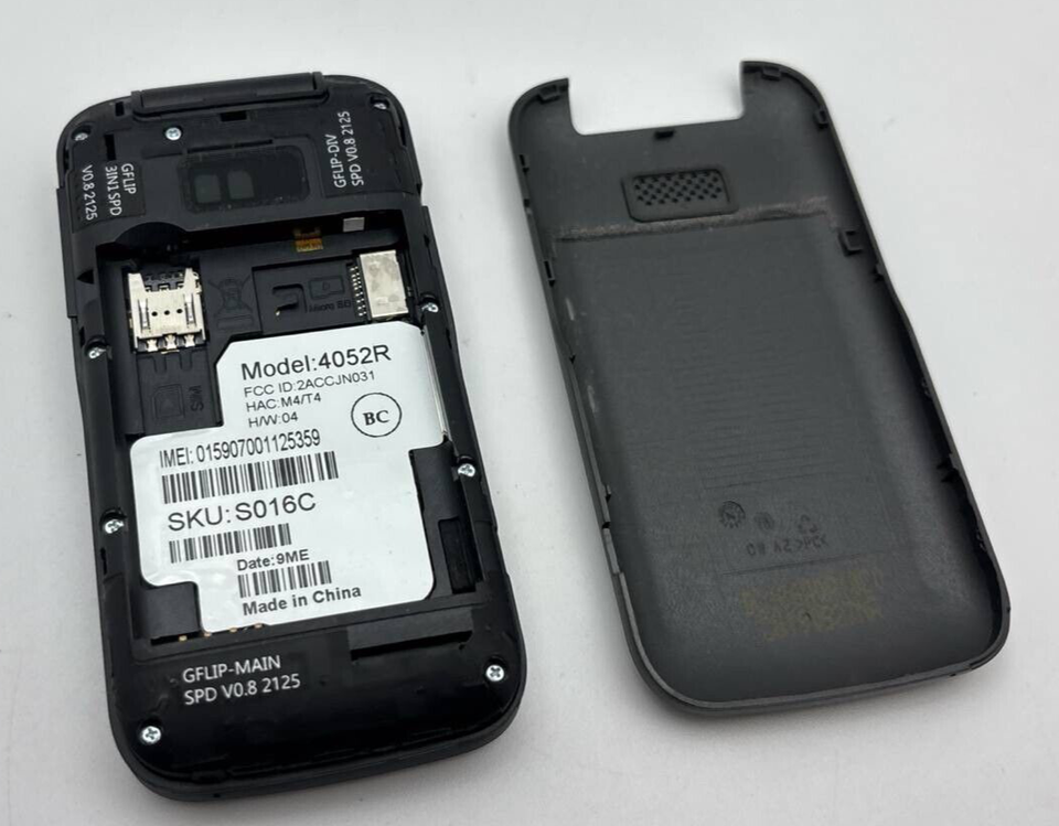 Alcatel Smartflip 4052R Phone Flip AT&T 4G Clamshell Seniors BIG ...