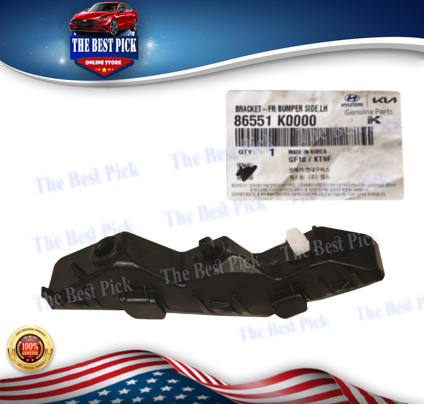 Genuine+Kia+OE+Bracket-Fr+Bumper+Si+86551-K0000 for sale online | eBay