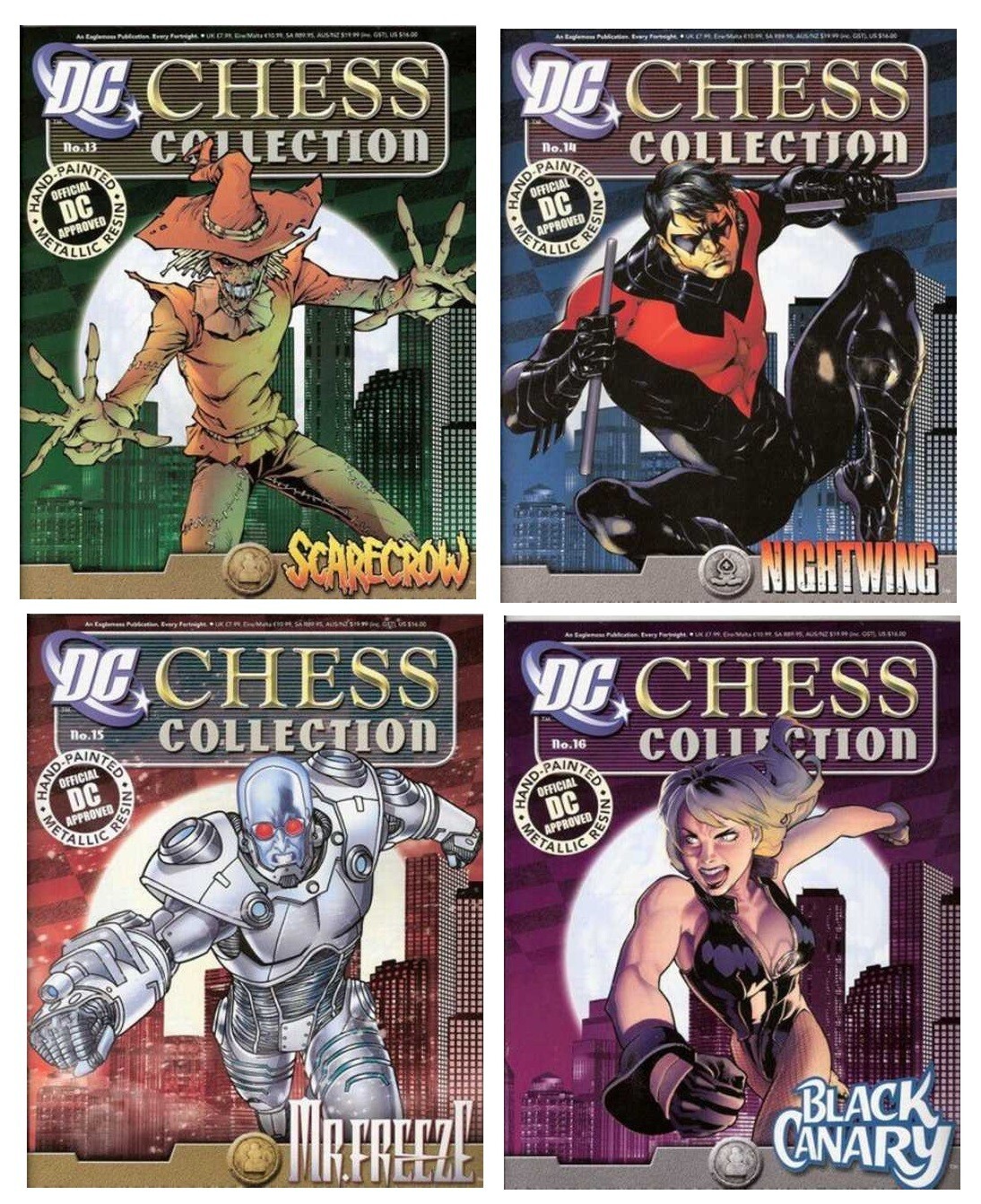 Eaglemoss Chess Collection DC Batman Magazine Only Complete Set 36 Pcs ...