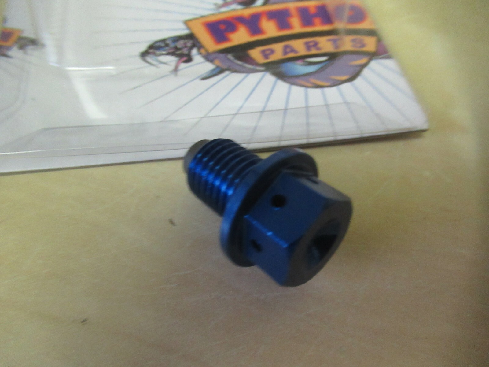 LOT OF THREE ANODIZED MAGNETIC OIL DRAIN PLUG 12x1.5mm FOR MOTORCYCLE ...