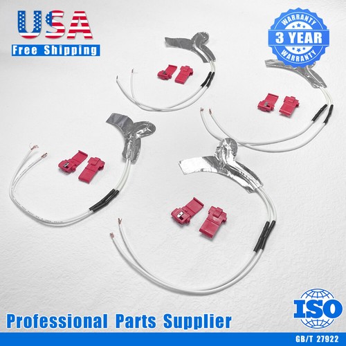 4x WR49X10173 Refrigerator Dispenser Water Tube Heater Kit Exact Fit ...