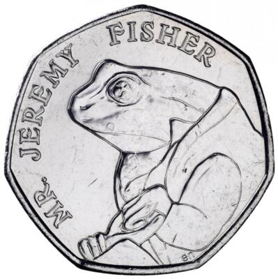 United Kingdom 50 pence 2017 "The Frog Mr. Jeremy Fisher" UNC | eBay