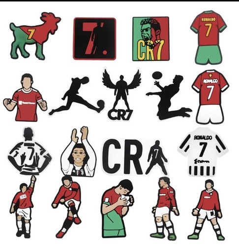 Ronaldo Charms For Crocs. 16 Piece Set. CR7 | eBay