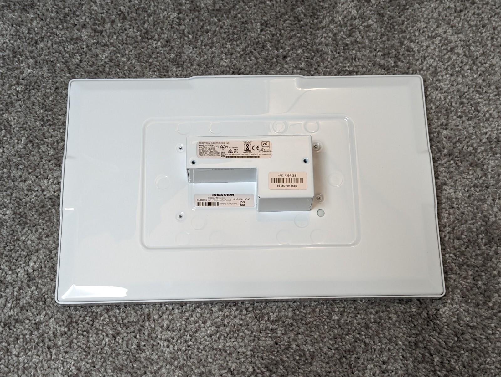 Crestron TSW-1060-NC-W-S 10.1" Touch Panel with TSW-1060-TTK-W-S | eBay