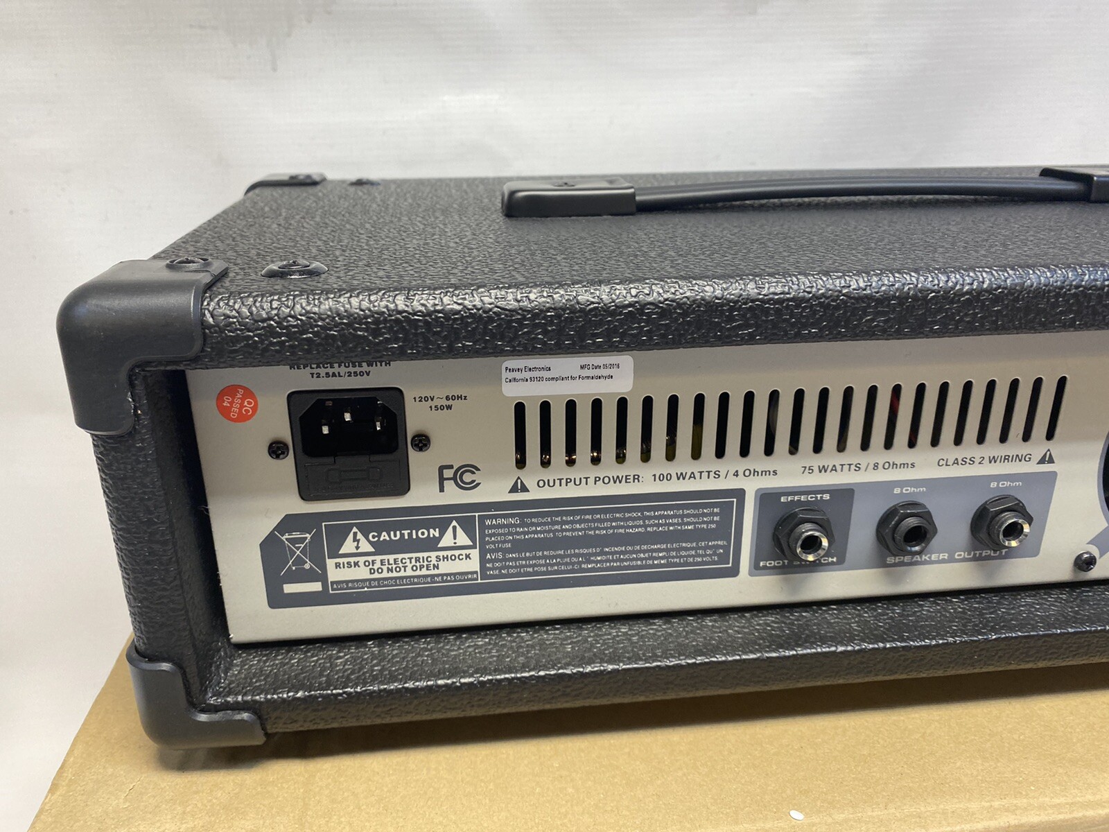 Peavey PVI 4B 100-Watt 4-Channel Mixer Amplifier For Parts Only Or Not ...