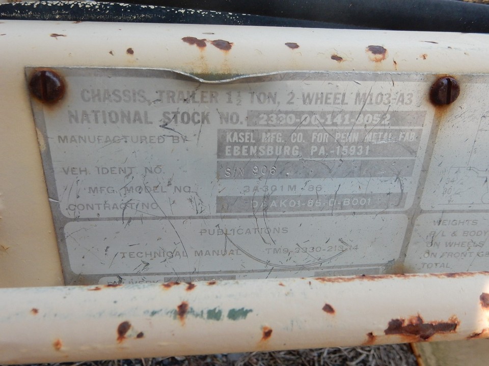 MKT-85, Military Kitchen Field Trailer | eBay