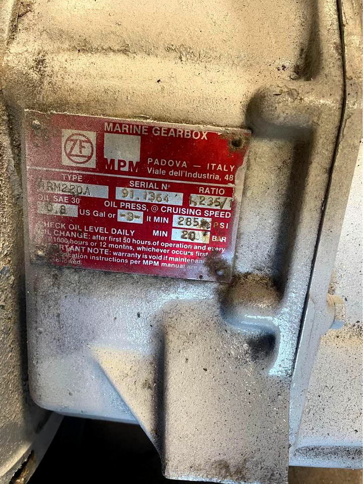 ZF Marine 220A , 1.235:1 Ratio Transmission / Gearbox USED TAKE OFF | eBay