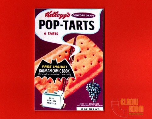 Vintage 1960s Pop Tarts Grape box art 2x3" fridge/locker magnet Batman ...