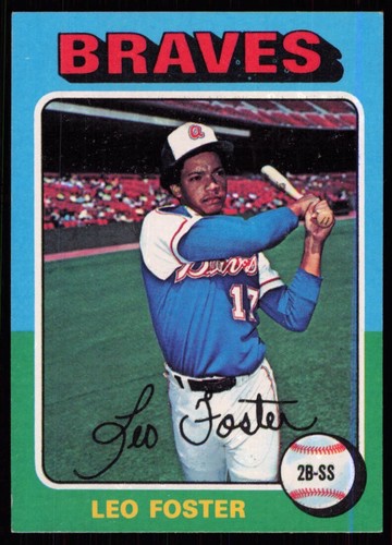 1975 Topps Leo Foster Rookie Atlanta Braves #418 | eBay