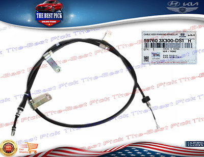 GENUINE Parking Brake Cable LEFT ⭐ OEM ⭐ 2011-2016 Hyundai Elantra ...