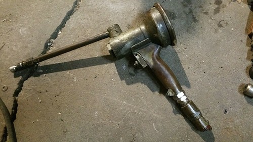 Alemite Oil & Grease dispenser gun Lube Meter vintage dealership tool ...