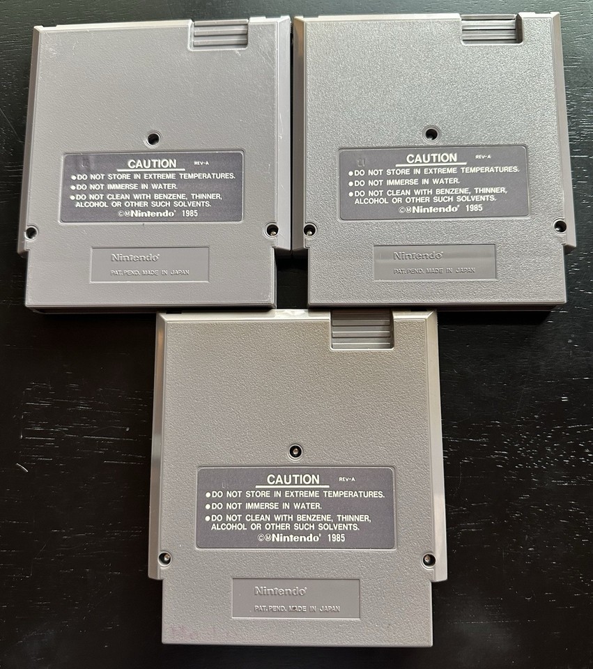 Nintendo NES 3 Game Lot! Pin-Bot, Pipe Dream & Where in Time is Carmen ...