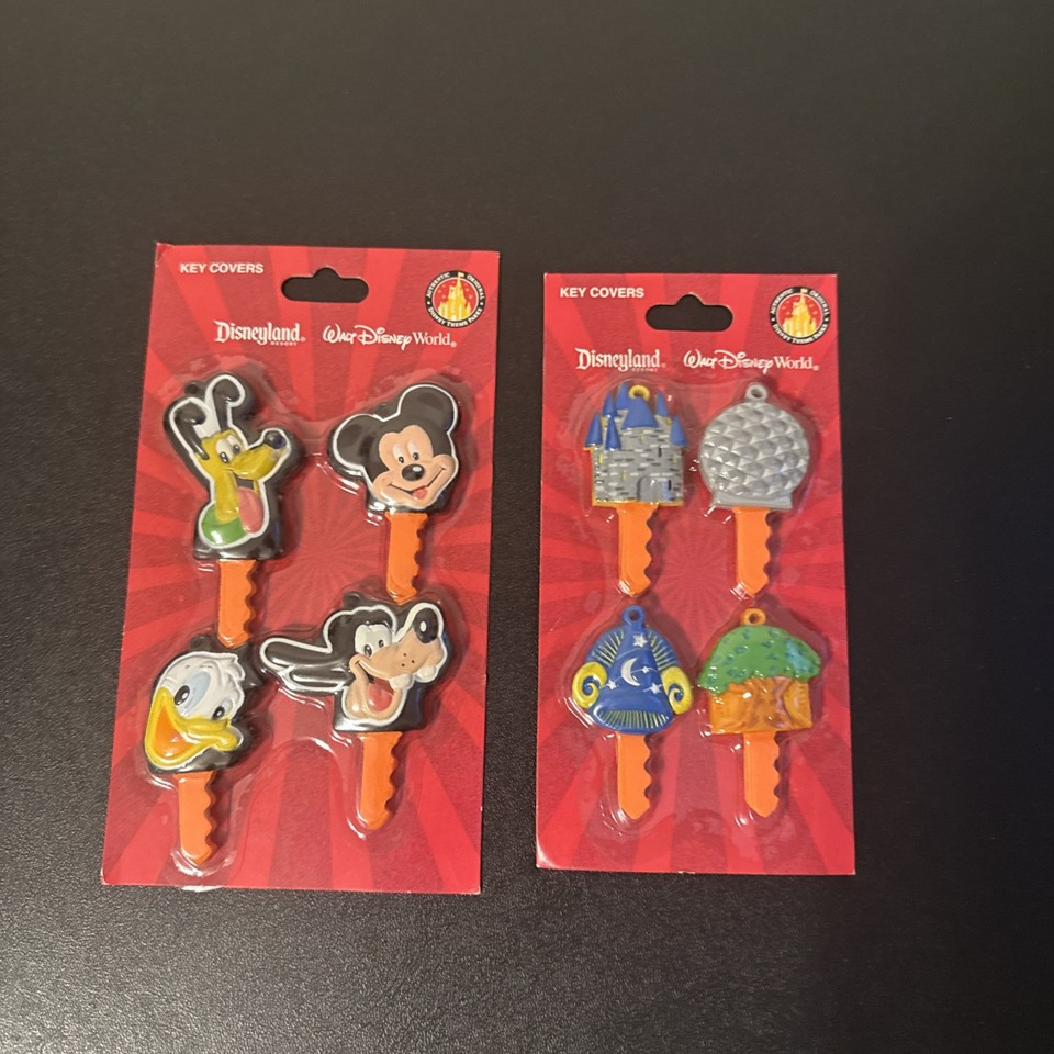 Disney Silicone Key Covers 2 Packs Of Four Each | eBay