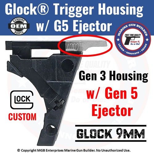 Glock OEM Gen 3 Trigger Housing Upgrade with Gen 5 Ejector for 9mm ...