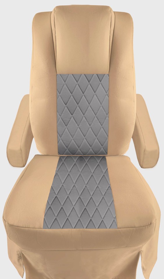 Motorhome RV Camper Captain Chair Cotton Seat Covers fits 13-18 Forest ...