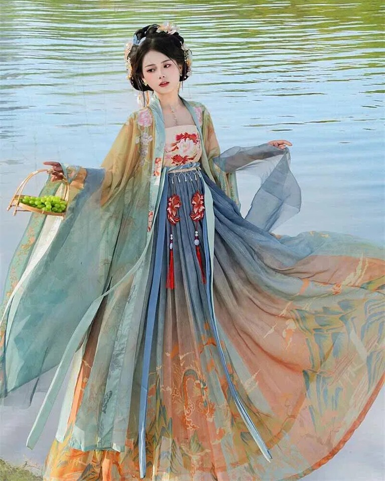 Chinese Hanfu Dress Women Cosplay Party Outfit Traditional Summer Hanfu ...