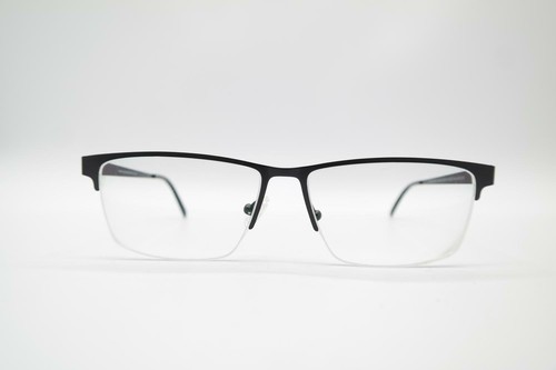 Eyes and More Eindhoven 181 Black Half-Rim Glasses Frame New | eBay