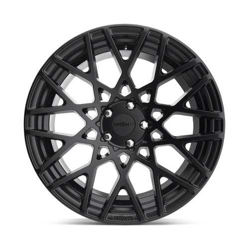 Rotiform R112 BLQ Matte Black Wheel Rim 1pc 19x8.5 +38 Offset 5x114.3 ...
